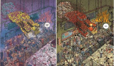 "Hard Boiled" (1990) de Frank Miller y Geof Darrow: gramática violenta ...