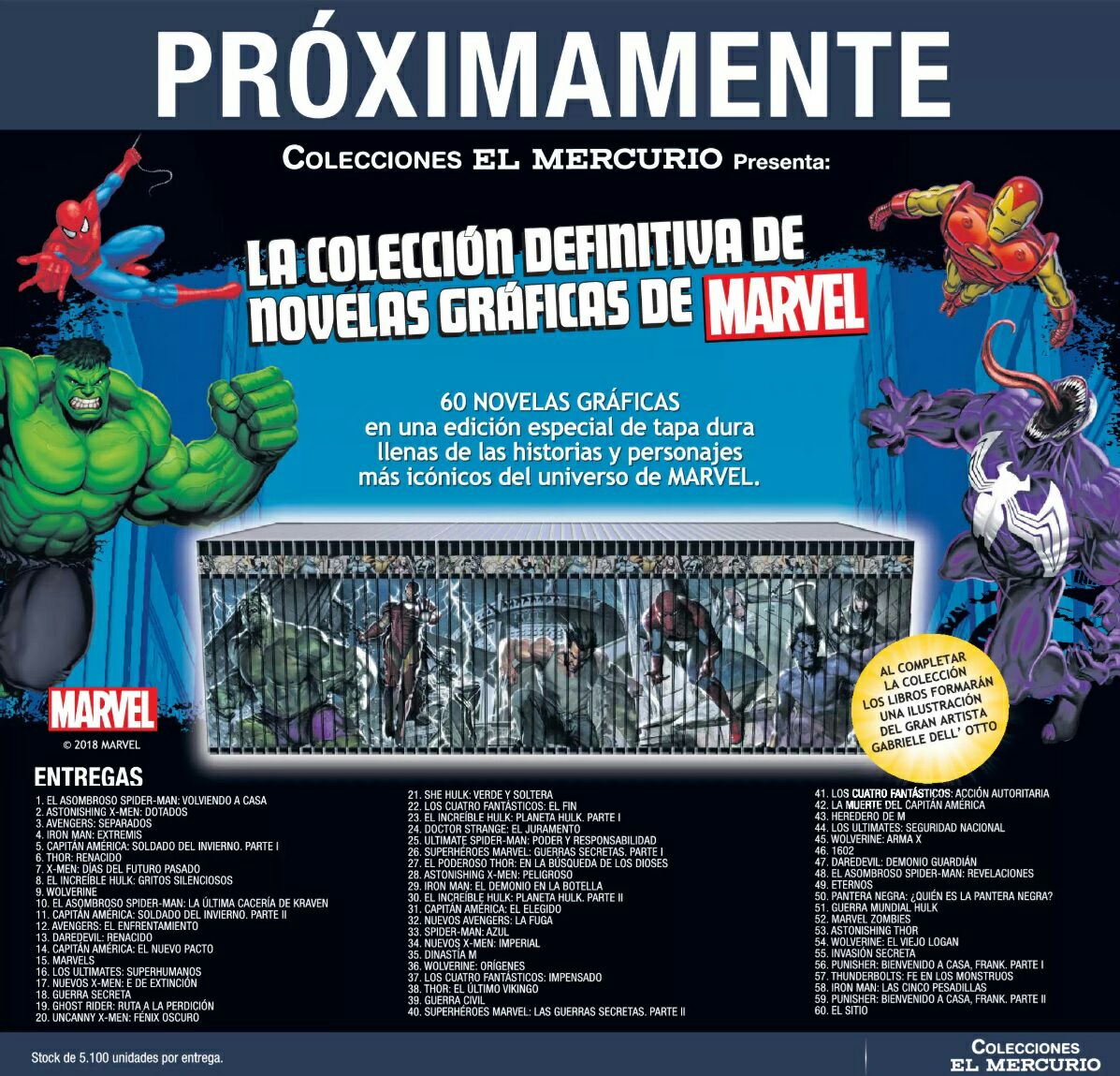 Colección Novelas Gráficas Marvel: Salvat regresa a quioscos chilenos ...