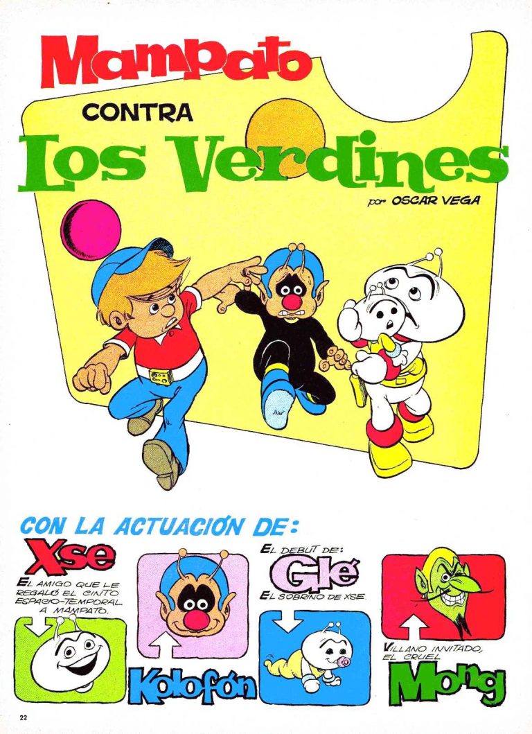 50 años de Mampato - "Mampato contra los Verdines" • Cuarto Mundo