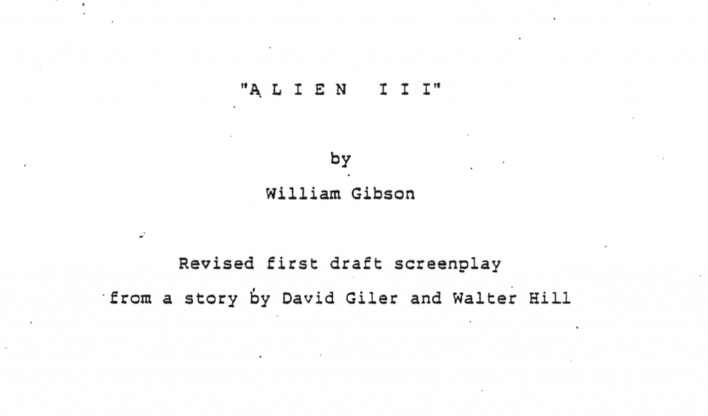 "Alien 3: The Unproduced Screenplay" (2019) de Gibson y Christmas ...