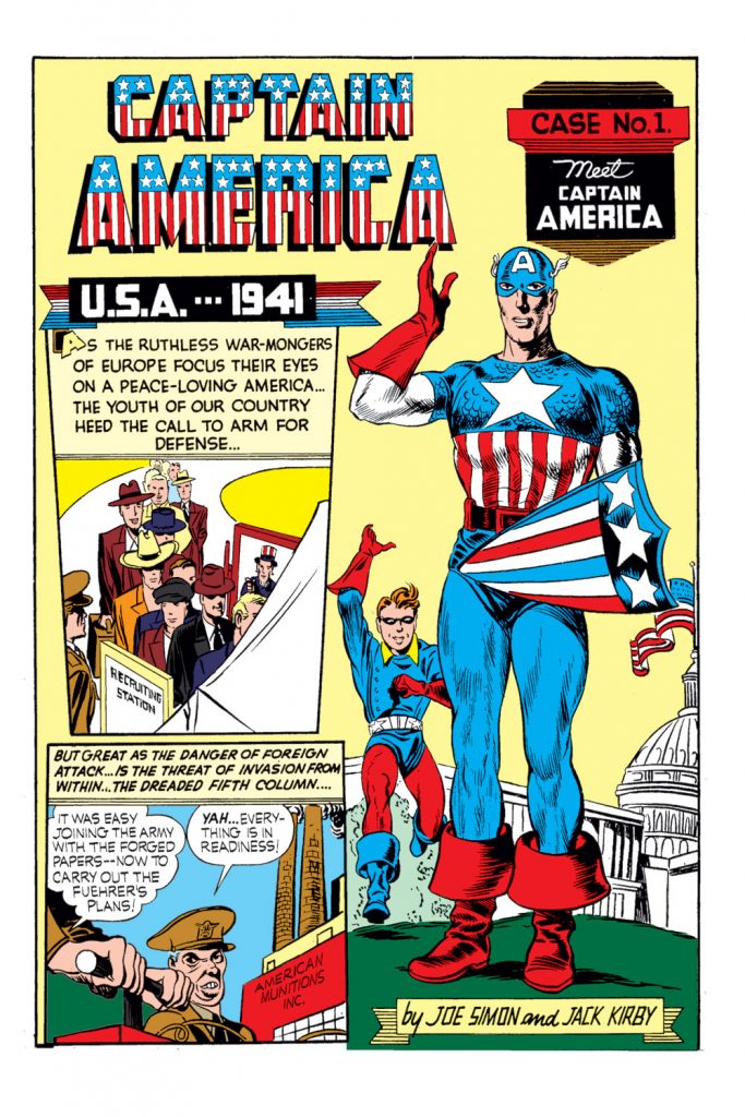 Captain america comics 1 interior • Cuarto Mundo