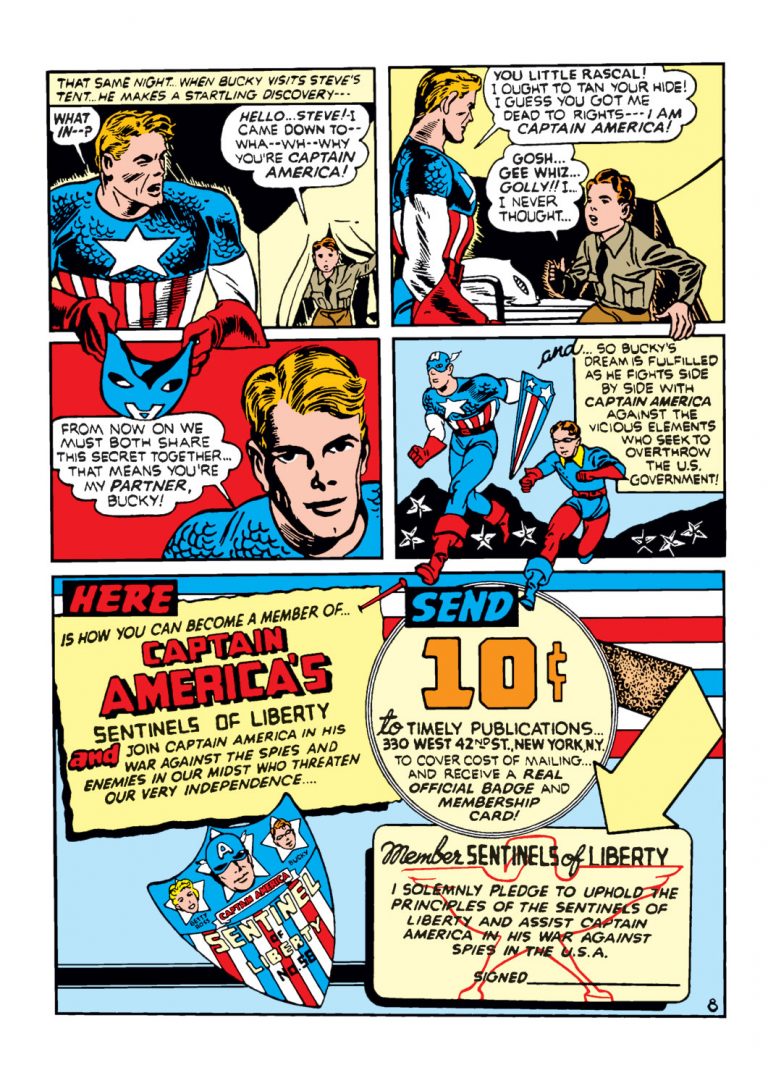 "Captain America Comics" #1 (1941): el debut de las barras y estrellas • Cuarto Mundo